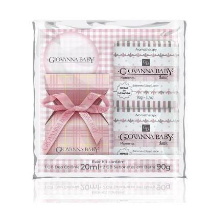 Kit Clássico Rosa Giovanna Baby Feminino Mini Perfume e 2 Sabonete ...