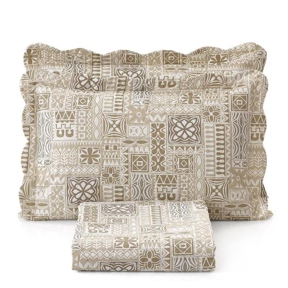 Kit Colcha King Bouti Cobre Leito Estampado 3 Peças Hawaii - Bett ...