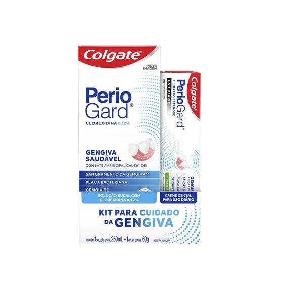 Kit Colgate PerioGard Gengiva Saudável Enxaguante Bucal Zero Álcool ...