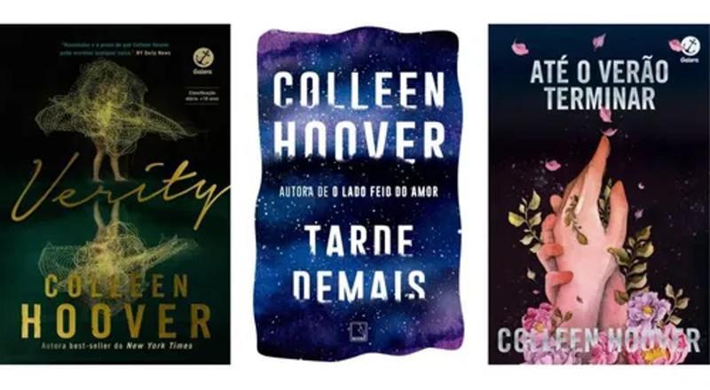 Kit Colleen Hoover: Verity + Tarde Demais + Até O Verão Terminar ...