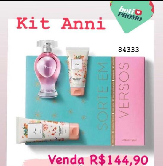 Kit colonia feminina anni - BOTICARIO - Perfume Feminino - Magazine Luiza