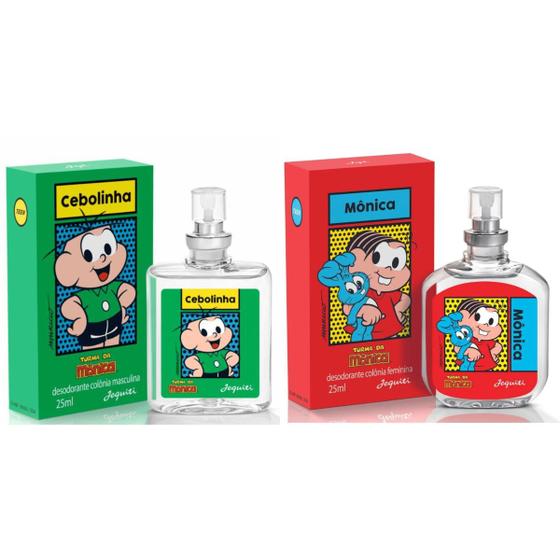 Kit Colônia Mônica 25ml + Colônia Cebolinha 25ml (Embalagens Novas ...