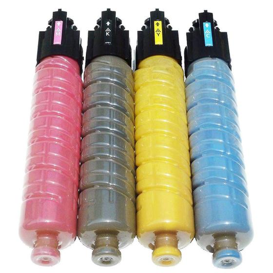 Kit Colorido 4 Cores Toner Compatível Ricoh C430A / Aficio SP C430 C431 ...