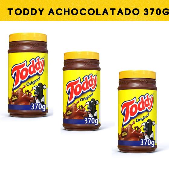 Kit com 03 Achocolatado em pó Toddy 370g - Achocolatado - Magazine Luiza