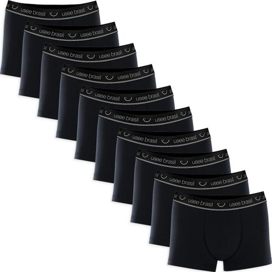 Kit Com 10 Cuecas Boxer Algodão Adulto Usee Brasil - Cueca - Magazine Luiza