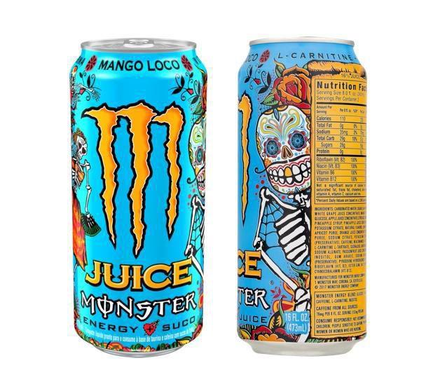 Kit Com 10 - Energético Monster Energy Mango Loco De 473Ml - Bebida ...
