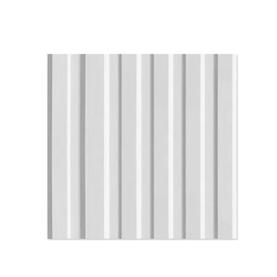 Kit com 10 Placas Ripada 25x25cm 3D Decorativa Revestimento Plástico ...