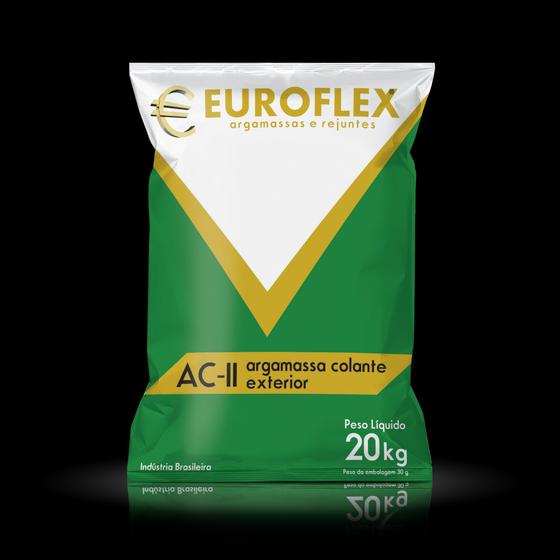 Kit com 10 sacos de Argamassa interna externa AC2 - EUROFLEX ...