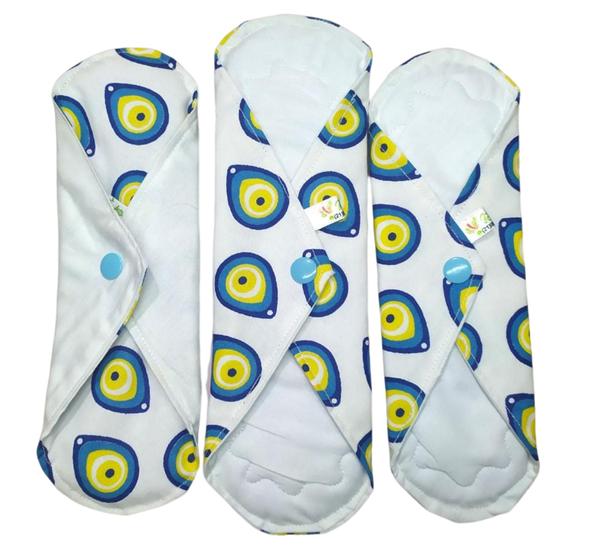 Kit com 10 Unidades Absorvente Ecologico 100 % algodão Impermeavel ...