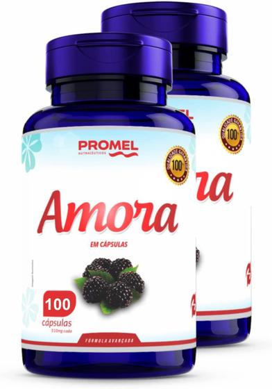 Kit Com 2 Amora 100 Capsulas de 510mg Promel - Fitoterápicos - Magazine ...