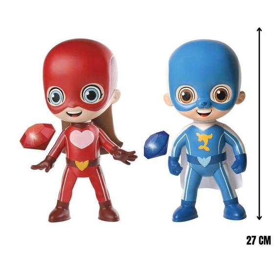 Kit com 2 Bonecos Luccas Neto Aventureiros - Super Foca e Super Sereia ...