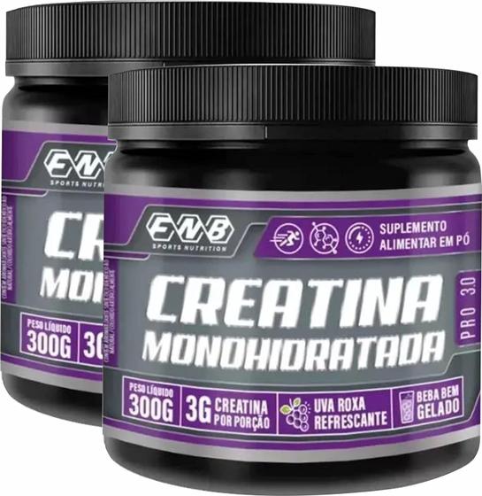 Kit Com 2 Creatina Monohidratada 300g 3.0 Sabor Uva FNB - Flora Nativa ...