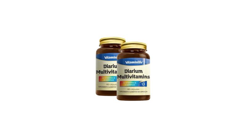 Kit com 2 Diarium Multivitamins (13 vitaminas & 10 minerais) - 60 ...