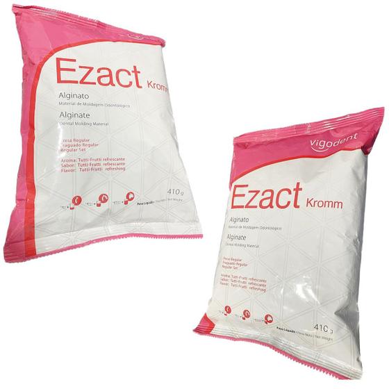 Kit com 2 Ezact - Material de Moldagem Odontológico Alginato Coltene ...