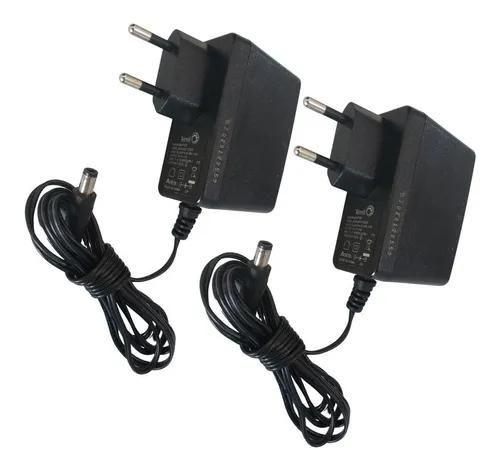 Kit Com 2 Fontes De Alimentação 12v 2A Conector P4 Para Cftv e Fita Led ...