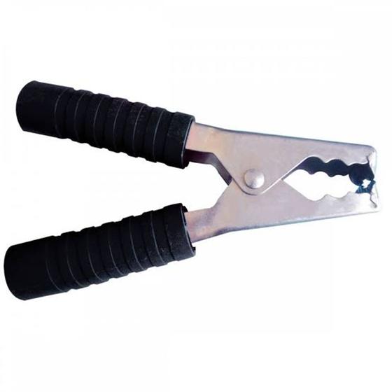 Kit com 2 pc Garra de Bateria tipo jacaré preta reforcada - Auto parts ...