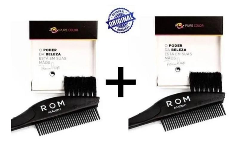 Kit Com 2 Pente Pincel Aplicador Romeu Felipe - PURE SHOWER - Escova de ...