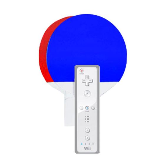 Kit com 2 raquetes de ping pong para Nintendo Wii - MAXIMO - Kit Ping ...