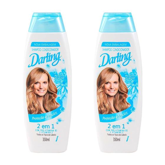 Kit Com 2 Shampoo Darling 2 Em 1 Perfume Original 350Ml - Shampoo ...
