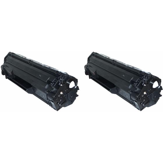 Kit Com 2 Toner Compatível com impressora 1102 P1102 P1102w P1005 P1505 ...