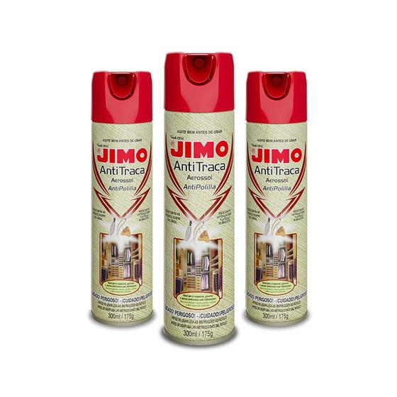 Kit Com 3 Anti Traça Jimo 300ml Repele Traças - Inseticidas - Magazine ...