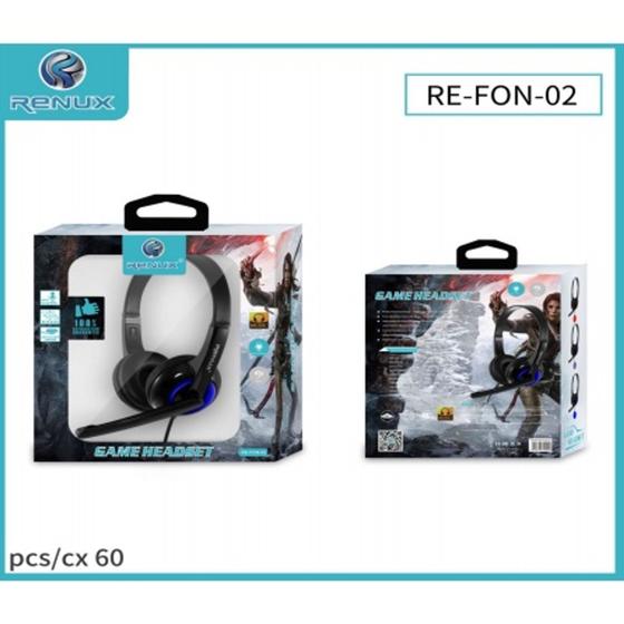 kit com 3 headset game re-fon 02 renux - RENUX - Headset com Fio ...