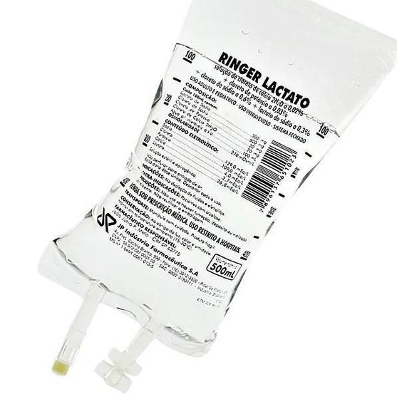 Kit Com 3 Ringer Lactato 500 Ml - Jp Indústria Farmaceutica - Soro ...