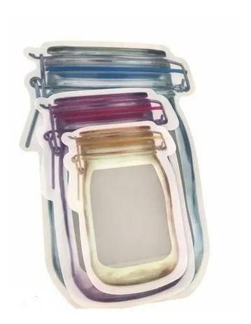 Kit Com 3 Sacos Herméticos De Mantimentos Com Zíper Zip Lock Pote PVC ...