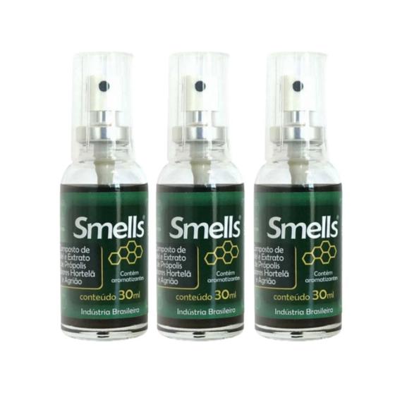 Kit com 3 Spray Composto de Mel e Extrato de Propolis Sabores Agriao e ...