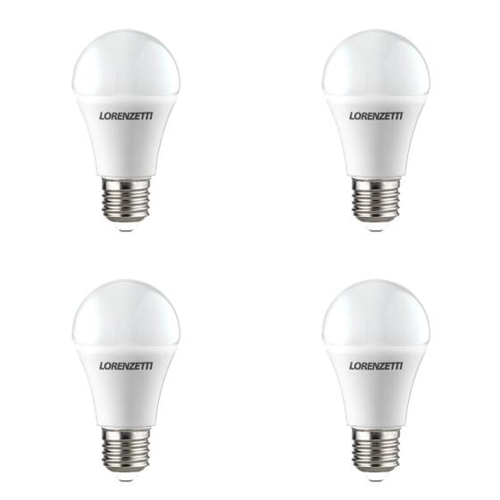 Kit Com 4 Lâmpadas Led 9w Bivolt E27 Lorenzetti Branco Frio - Lâmpada - Magazine Luiza