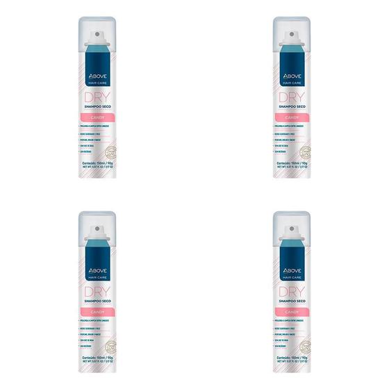 Kit Com 4 Shampoo Seco Above Hair Care Dry Candy 150Ml/90G - Shampoo a ...