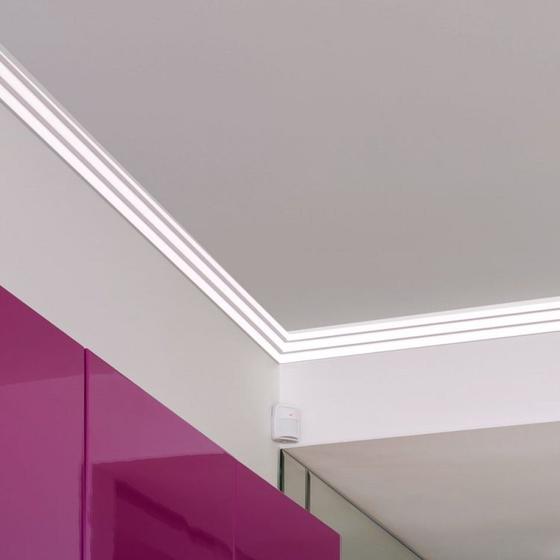 Kit com 5 Barras Roda Teto Perfil de Poliestireno T30 Homestar 10m ...