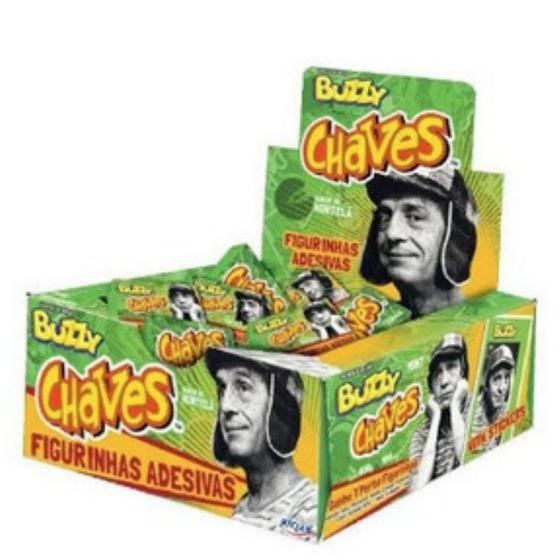 Kit Com 5 Caixas Chicle Bola Buzzy Chaves Hortelã 400g 100u - Riclan ...