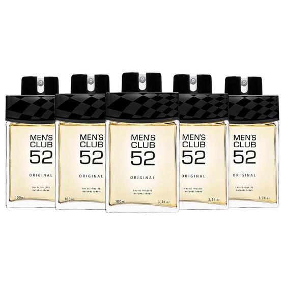 Kit Com 5 Perfume Men'S Club 52 Original 100Ml - Kit de Perfume ...