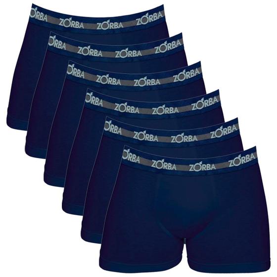 Kit com 6 Cuecas Boxer Plus size Algodão Zorba - Cueca - Magazine Luiza