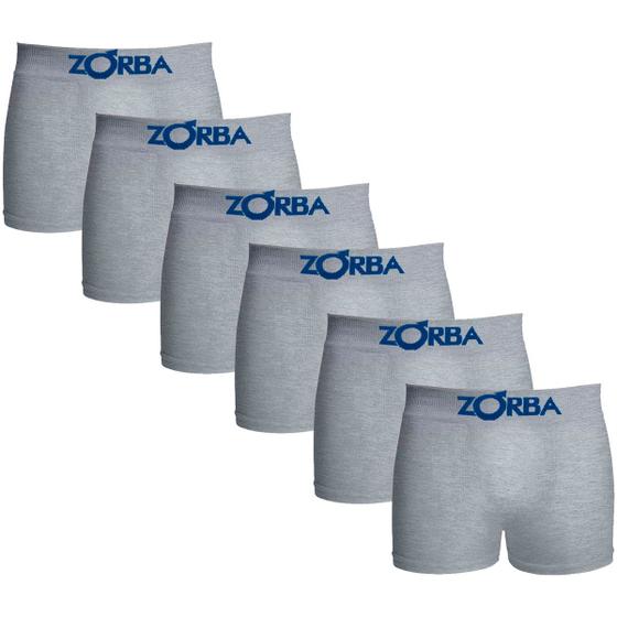 Kit com 6 Cuecas Infantil Boxer sem Costura Algodão Zorba - Cueca ...