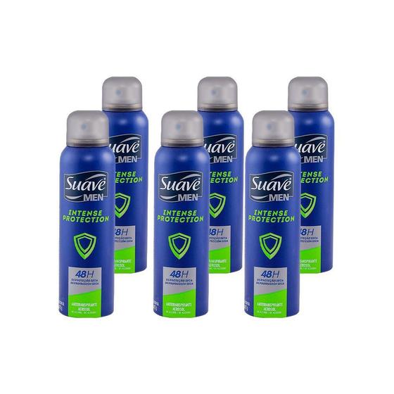 Kit Com 6 Desodorante Suave Men Intense Protection 150Ml - Desodorante ...