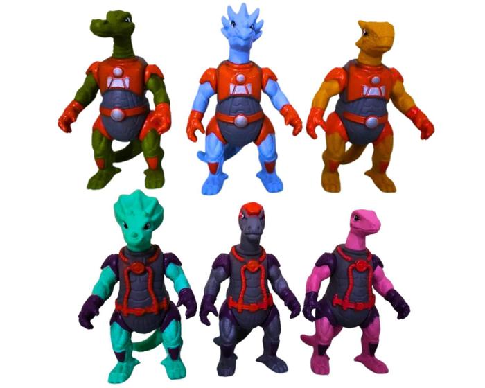 Kit com 6 dinonautas dinossauros astronautas dinosaucers - Show Toys ...