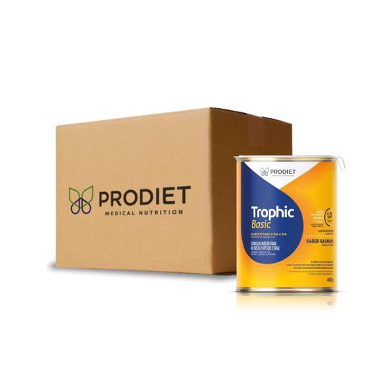 Kit Com 6 Prodiet Trophic Basic 400G Sabor Baunilha - Complemento Alimentar Adulto - Magazine Luiza