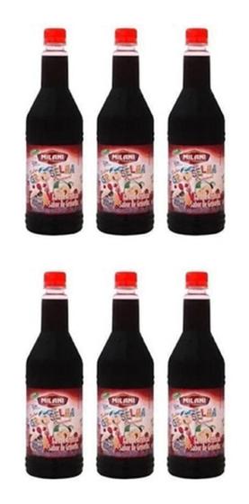 Kit Com 6 Unidades Groselha Milani 900Ml - Xarope para Bebida ...