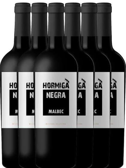 Kit com 6 Vinhos Seco Tinto Seco - Hormiga Negra Malbec - homelandia ...