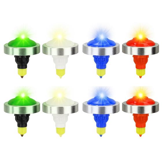 Kit com 8 Bey Blade Super beyblade Infantil de Metal com Luz bayblade ...