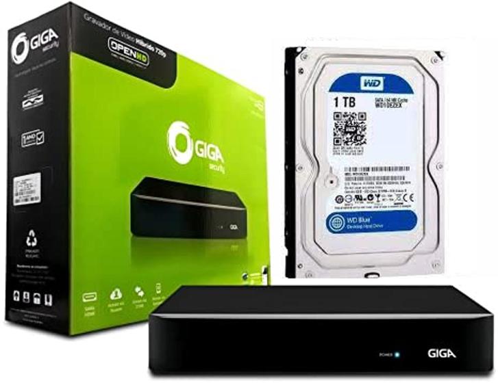 Kit Com Dvr Da Giga e Hd De 1000GB - Câmera de Segurança e Acessórios ...