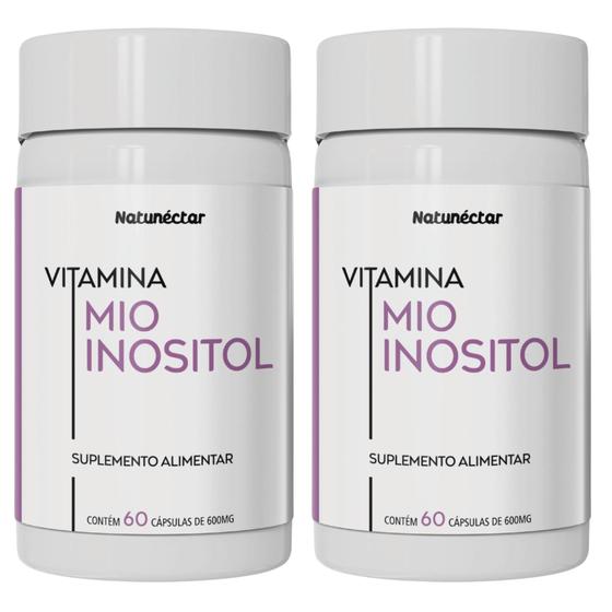Kit Combo 02 UND Mio Inositol 1000mg 120 cápsulas Suplemento Alimentar ...