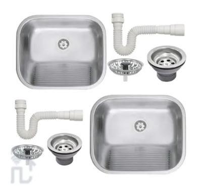 Kit Combo C/2 Tanque 50x40 Tramontina Hera Prime Acetinado/Fosco C ...