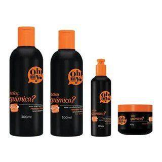 Kit Completo 300 Linha Rolou Química Oh My Cosmetics - 300Ml - Shampoo ...