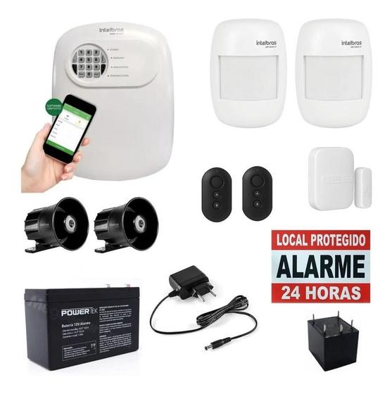 Kit Completo De Sistema De Alarme Intelbras - Alarme Residencial ...