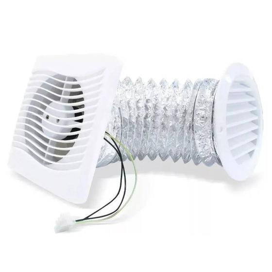 Kit Completo Exaustor Banheiro + Duto 70cm 150mm + Grade ITC - ITC ...