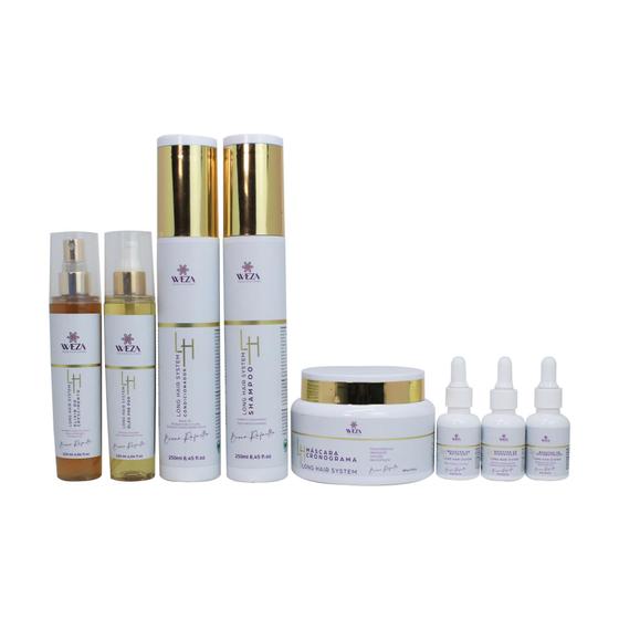 Kit Completo Long Hair System - Weza Professional Cosmetics - Kit de ...