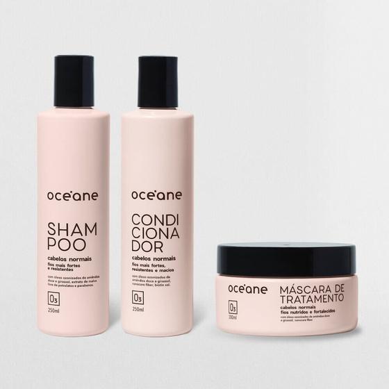 Kit Completo Para Cabelos Normais (shampoo + Condicionador + Máscara ...